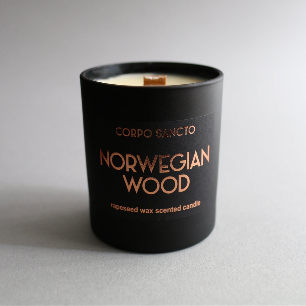Scented Rapeseed Wax (natural wax) & Wood Wick Candles – Corpo Sancto